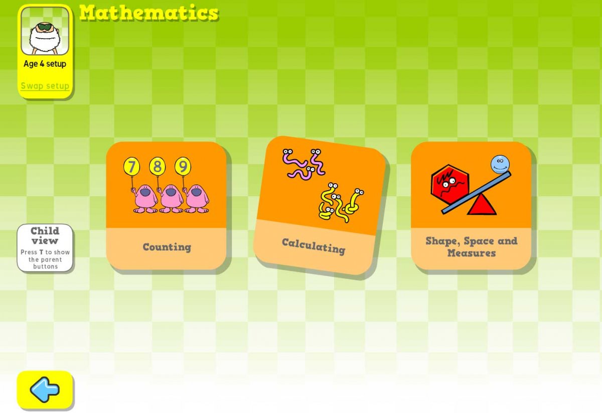 Preschool number recognition & calculating game - Hungry Chicks