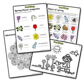 Spring Into Action: Free Spring Printables for Kids from Busy Things