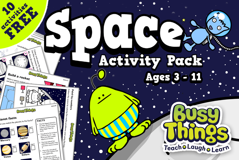 Space Activities for Children - FREE Space Activity Pack