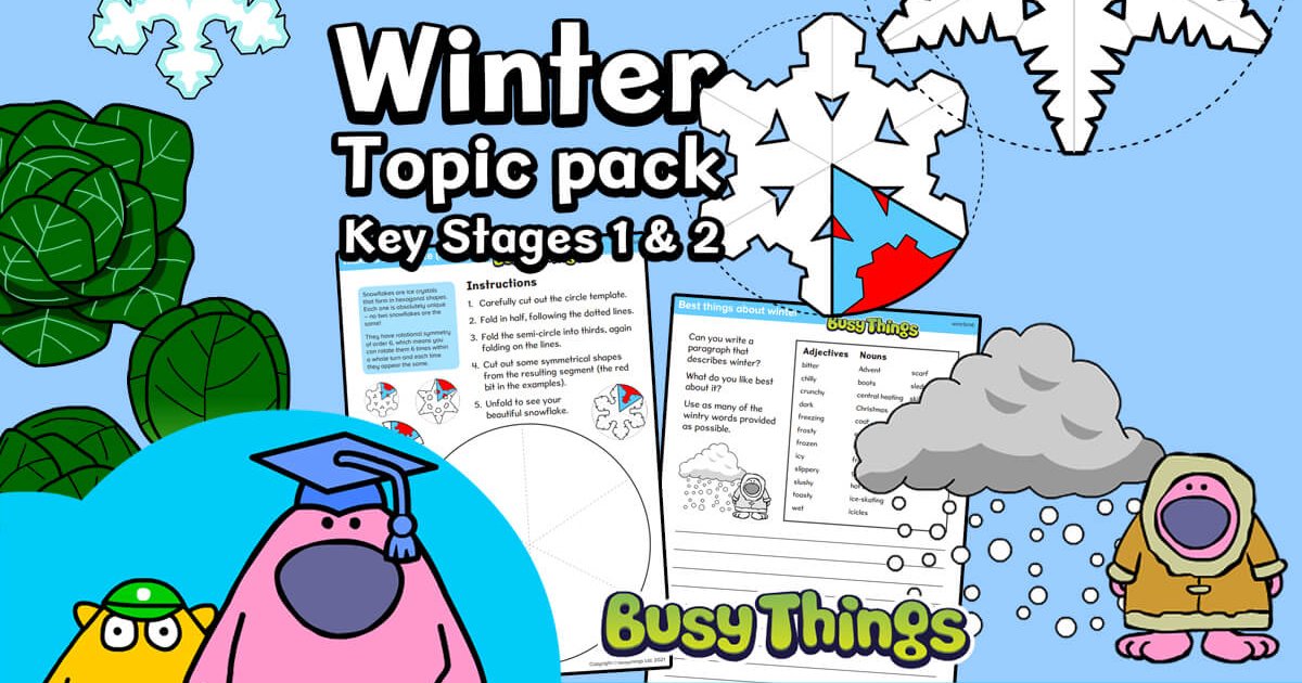FREE Winter topical pack for schools! - Busy Things Blog