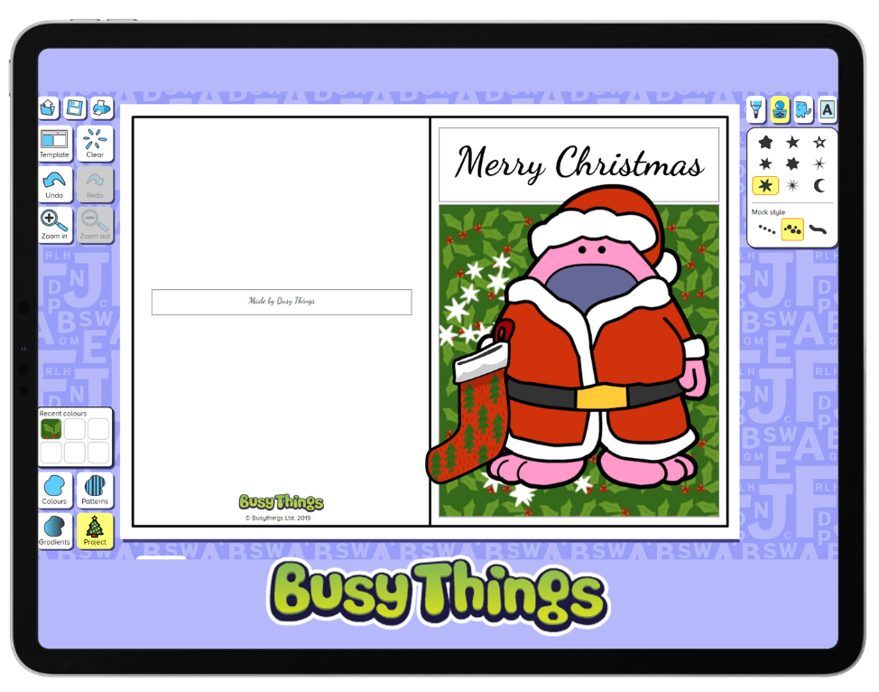 Christmas Countdown: Make a Christmas card! - Busy Things Blog
