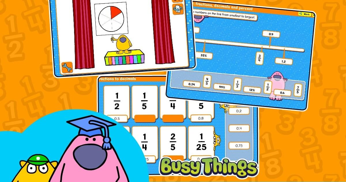 Teaching fractions with Busy Things - Busy Things Blog