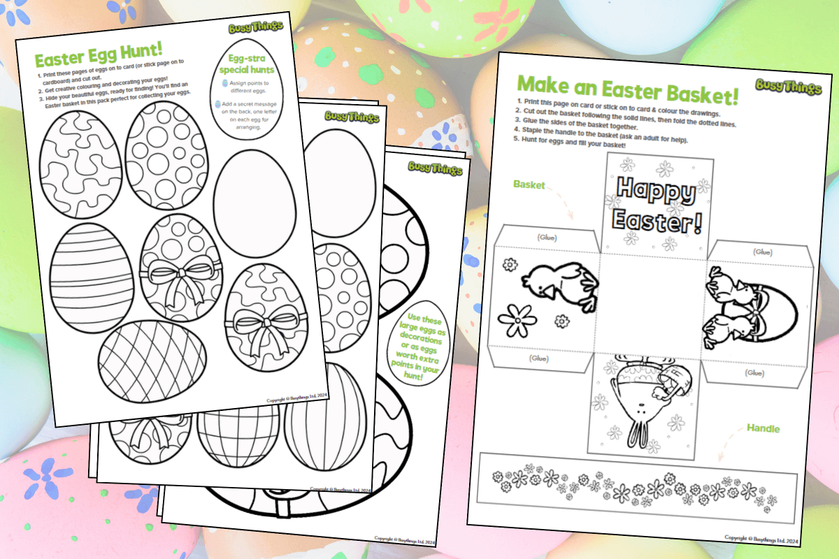 Easter Activities for Children - FREE Easter Egg Hunt Printable