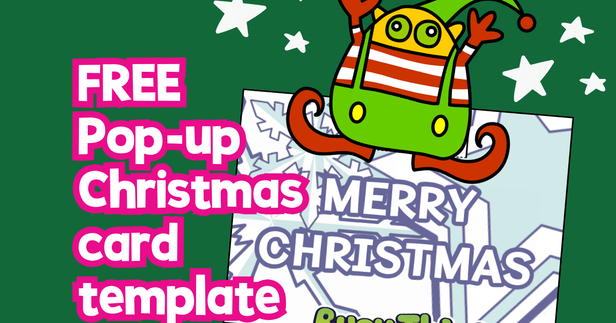 FREE Pop-Up Christmas Card Template: A Fun, Easy Craft for Kids!