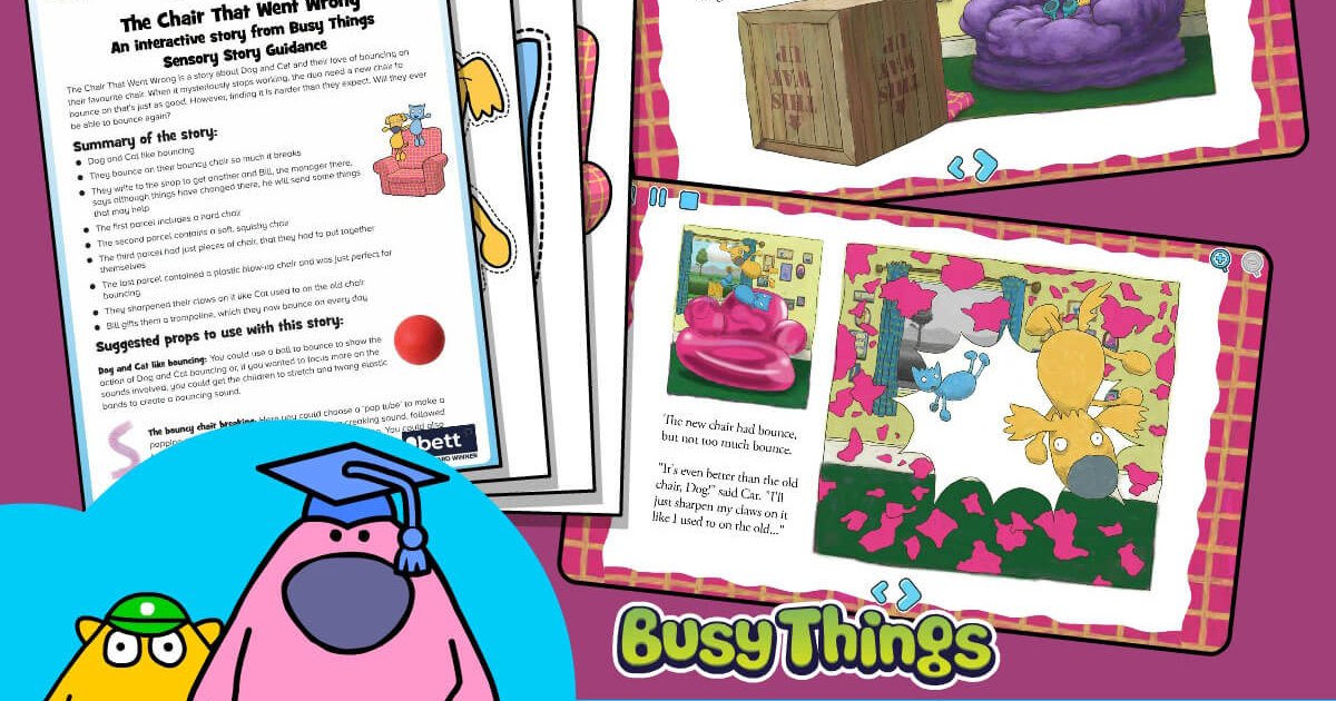 Enjoy a sensory story with Busy Things - Busy Things Blog