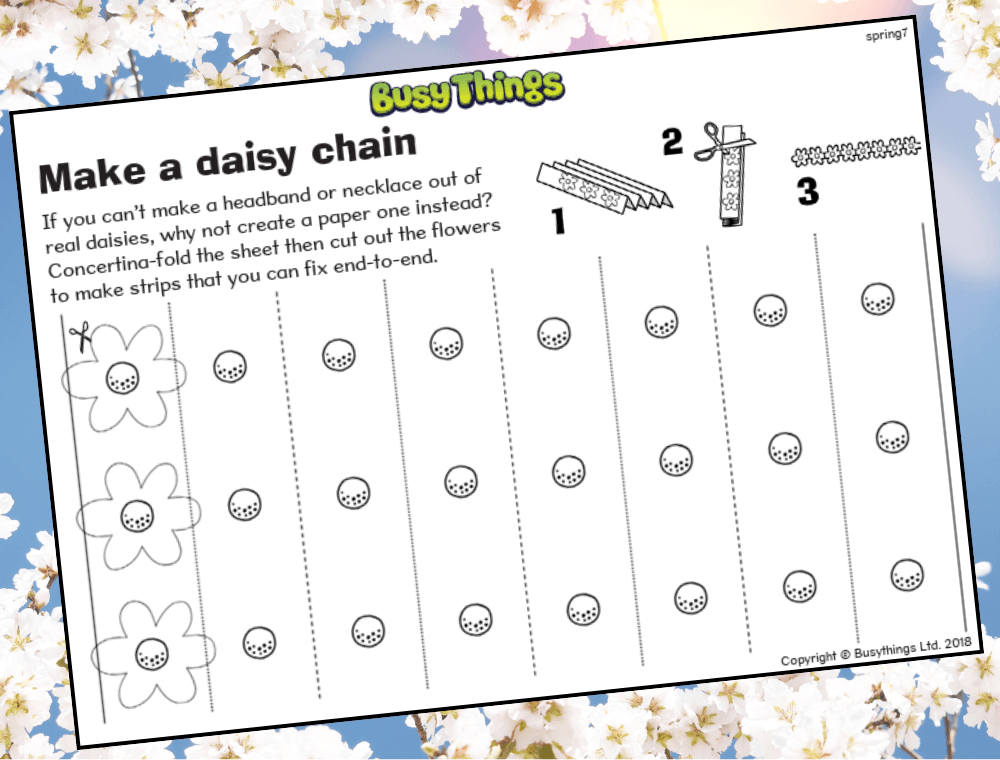 Spring Crafts for Kids - FREE Printables from Busy Things