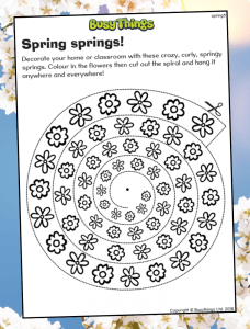 Spring Crafts for Kids - FREE Printables from Busy Things